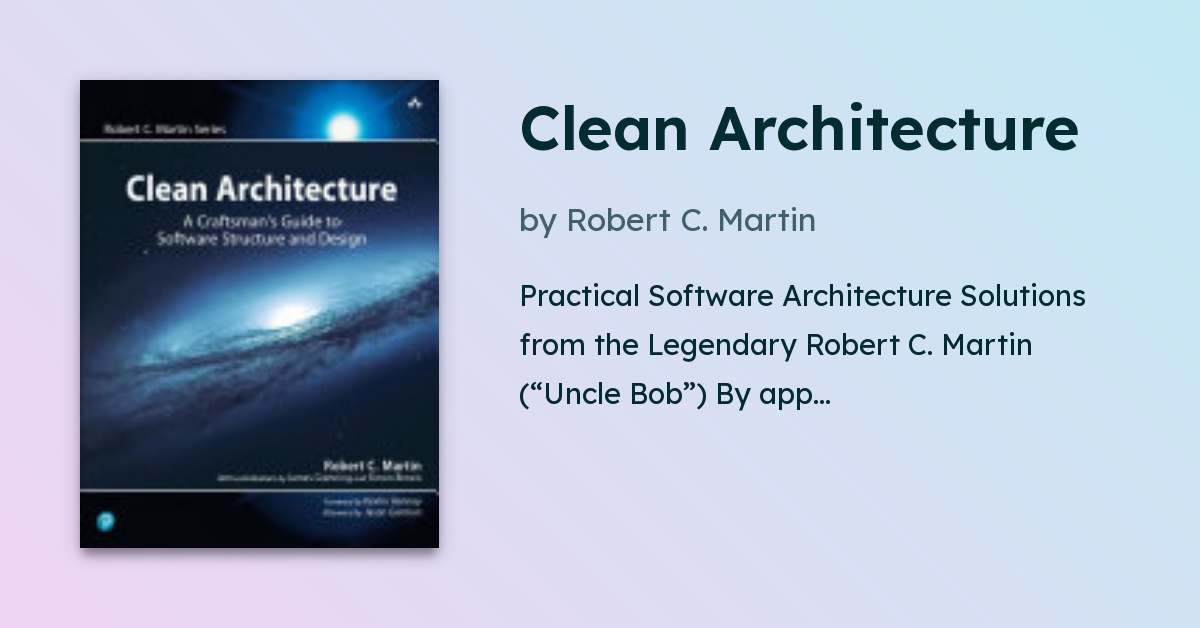 Clean Architecture / Robert C. Martin