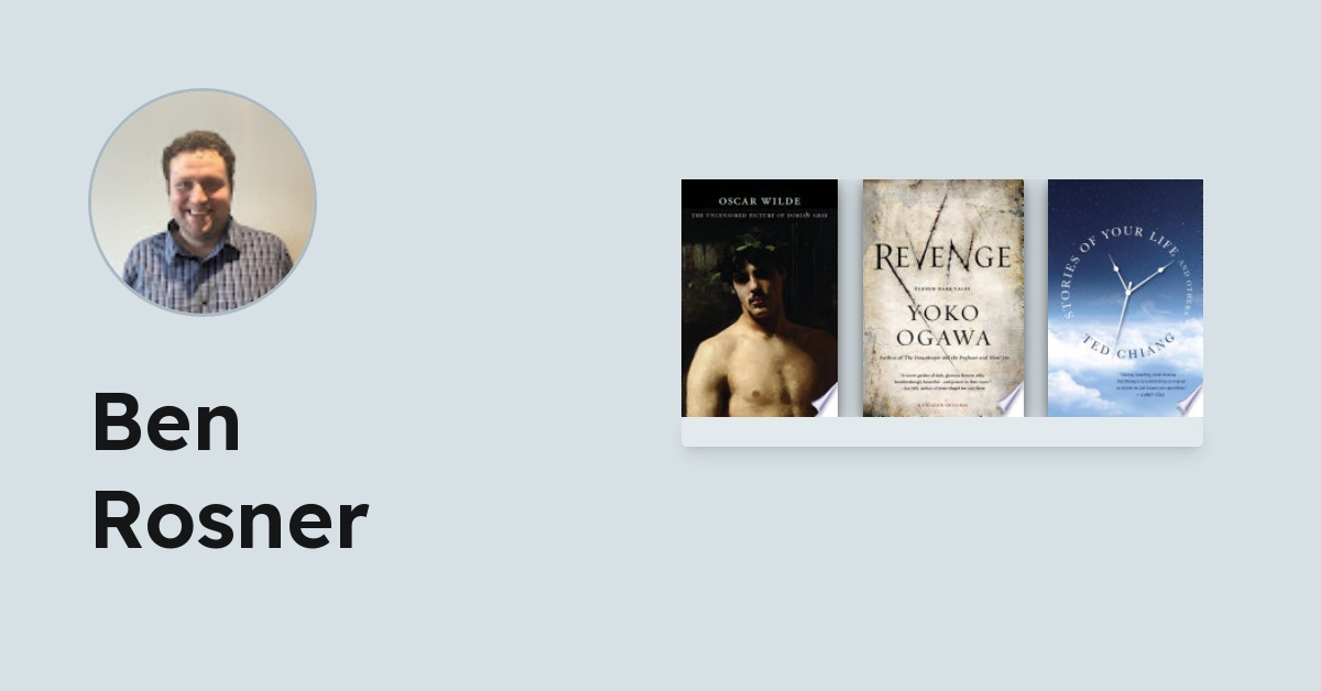 Ben Rosner's Bookshelf