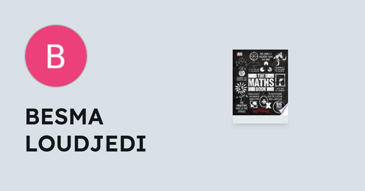 BESMA LOUDJEDI's Bookshelf