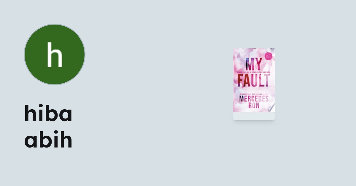 hiba abih's Bookshelf