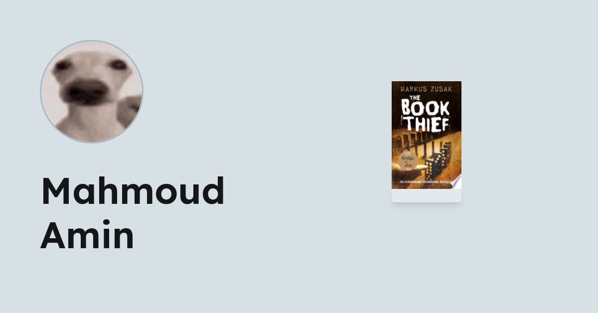 Mahmoud Amin's Bookshelf