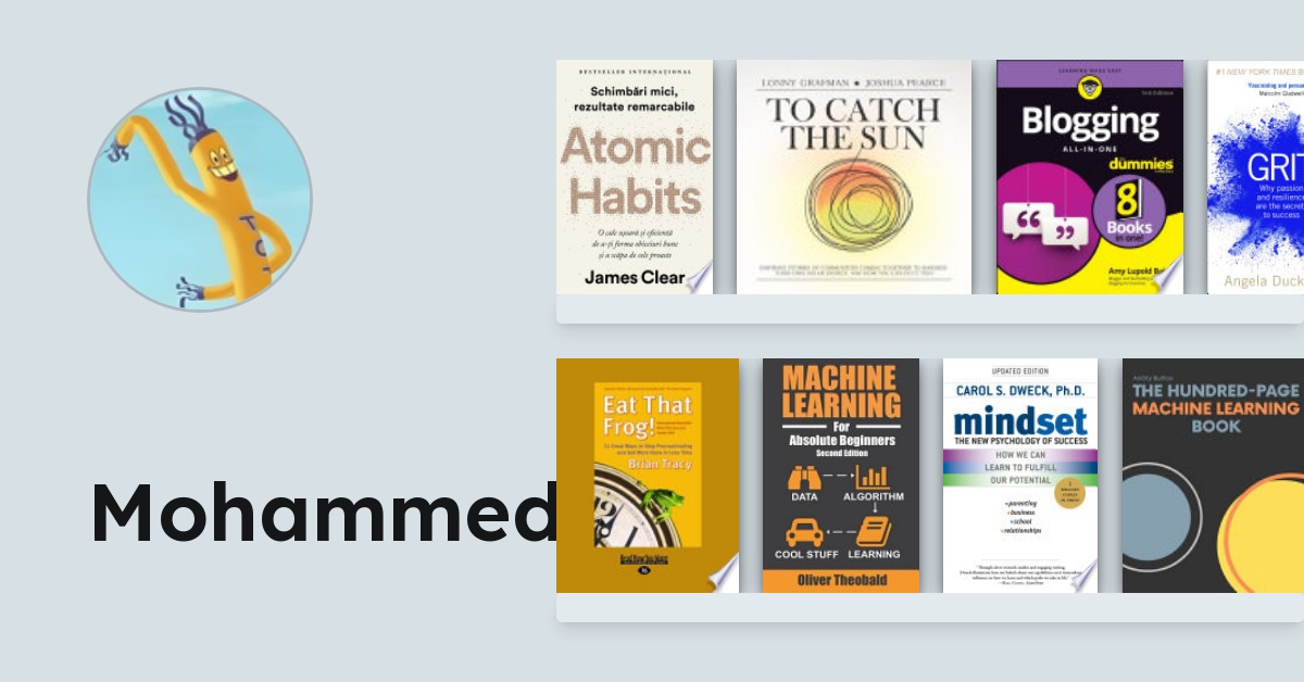 Mohammed's Bookshelf