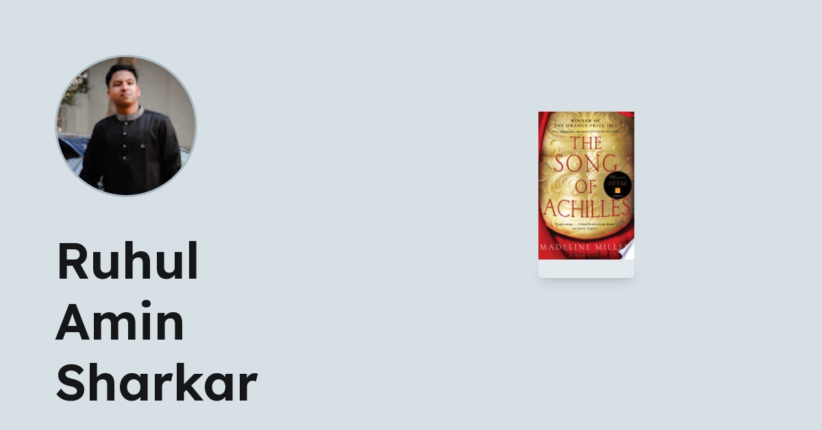 Ruhul Amin Sharkar's Bookshelf