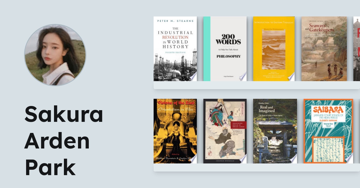 Sakura Arden Park's Bookshelf